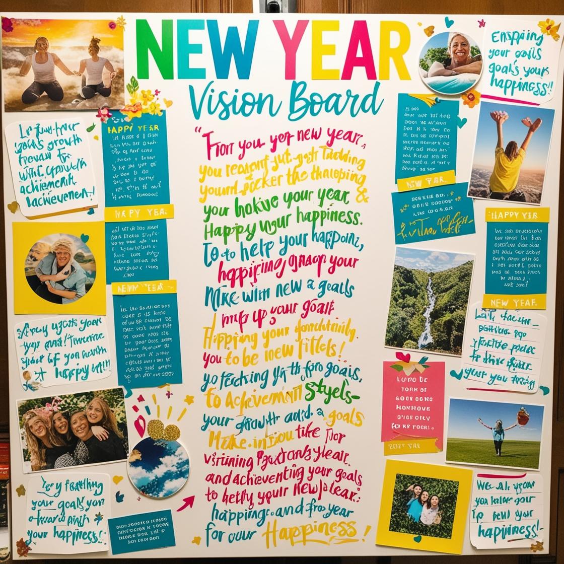 Creating a Vision Board for the New Year: Manifesting Your Dreams and