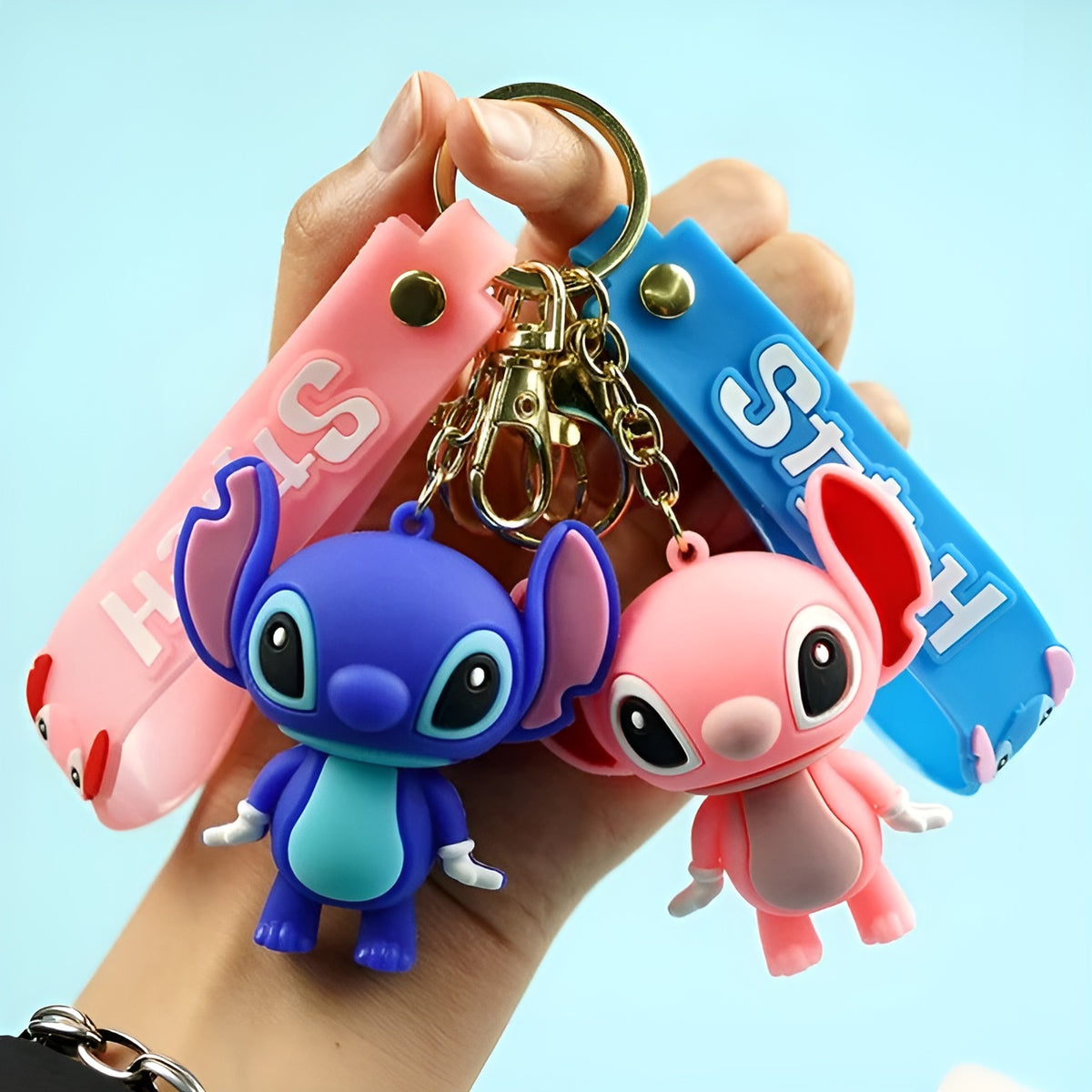 Cute Stitch 3D Keychain with Strap Online in India | Tinyminymo