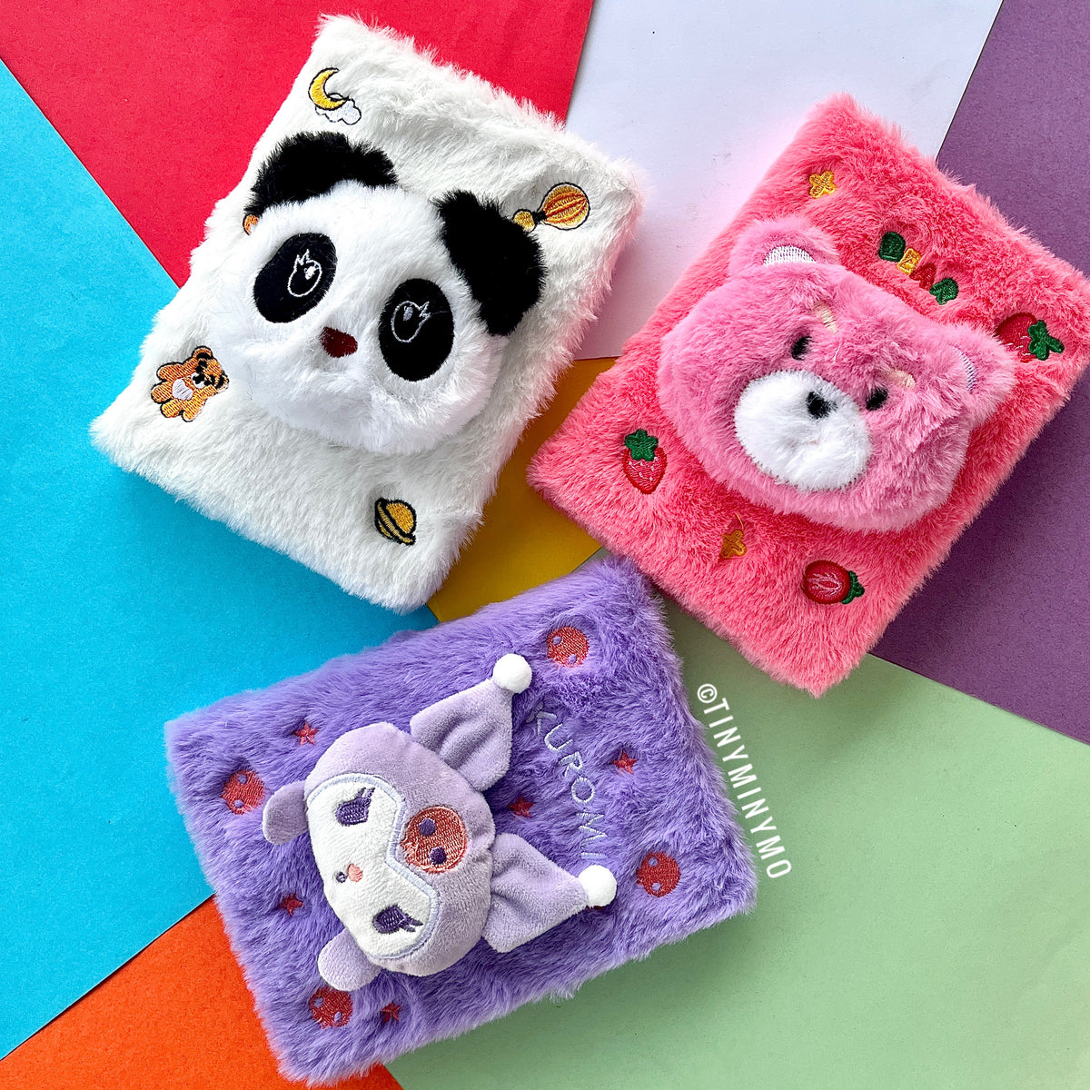 Buy Cute & Unique 3D Face Kawaii Plush Diary Online In India