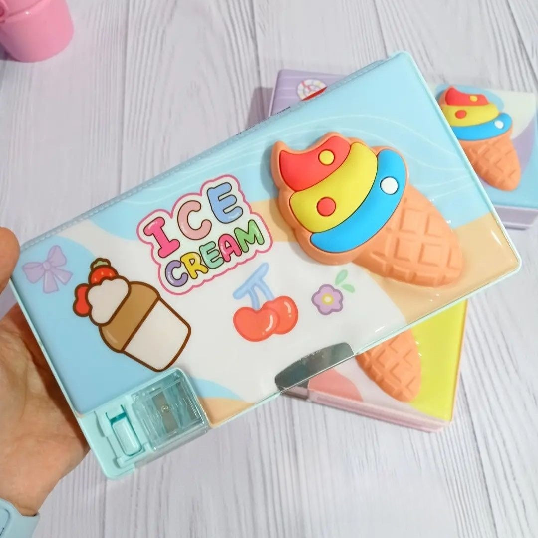 Buy 3D Ice-cream Multipurpose Pencil Box Online in India