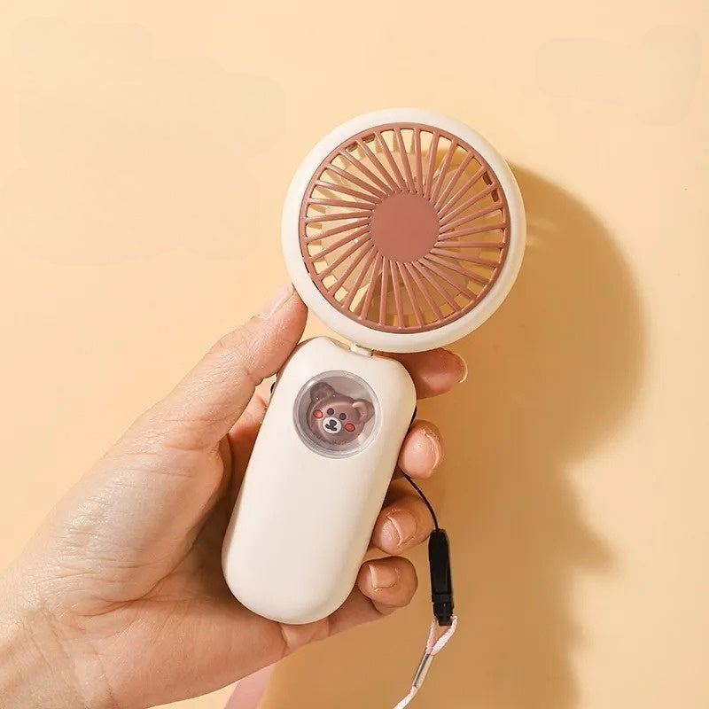 Adorable Animal Mini Hand Fan Online from Tinyminymo