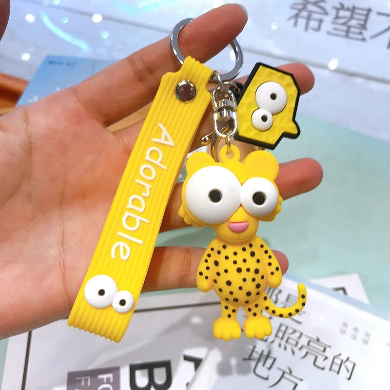 Adorable Cheetah and Crocodile 3D Keychain Online