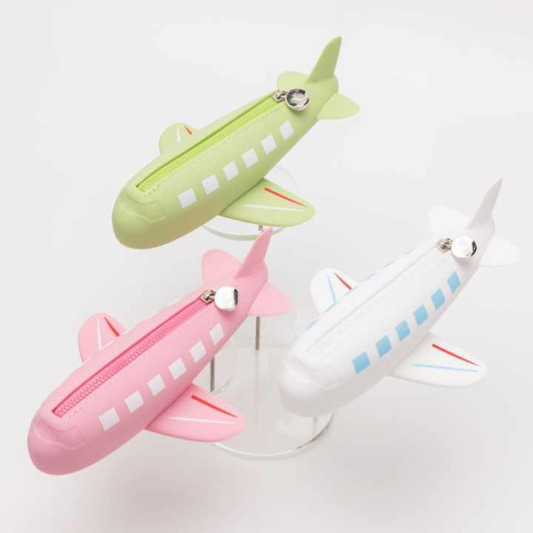 Get this Travel in Style: Airplane-Themed Pouch for Wanderlust Lovers