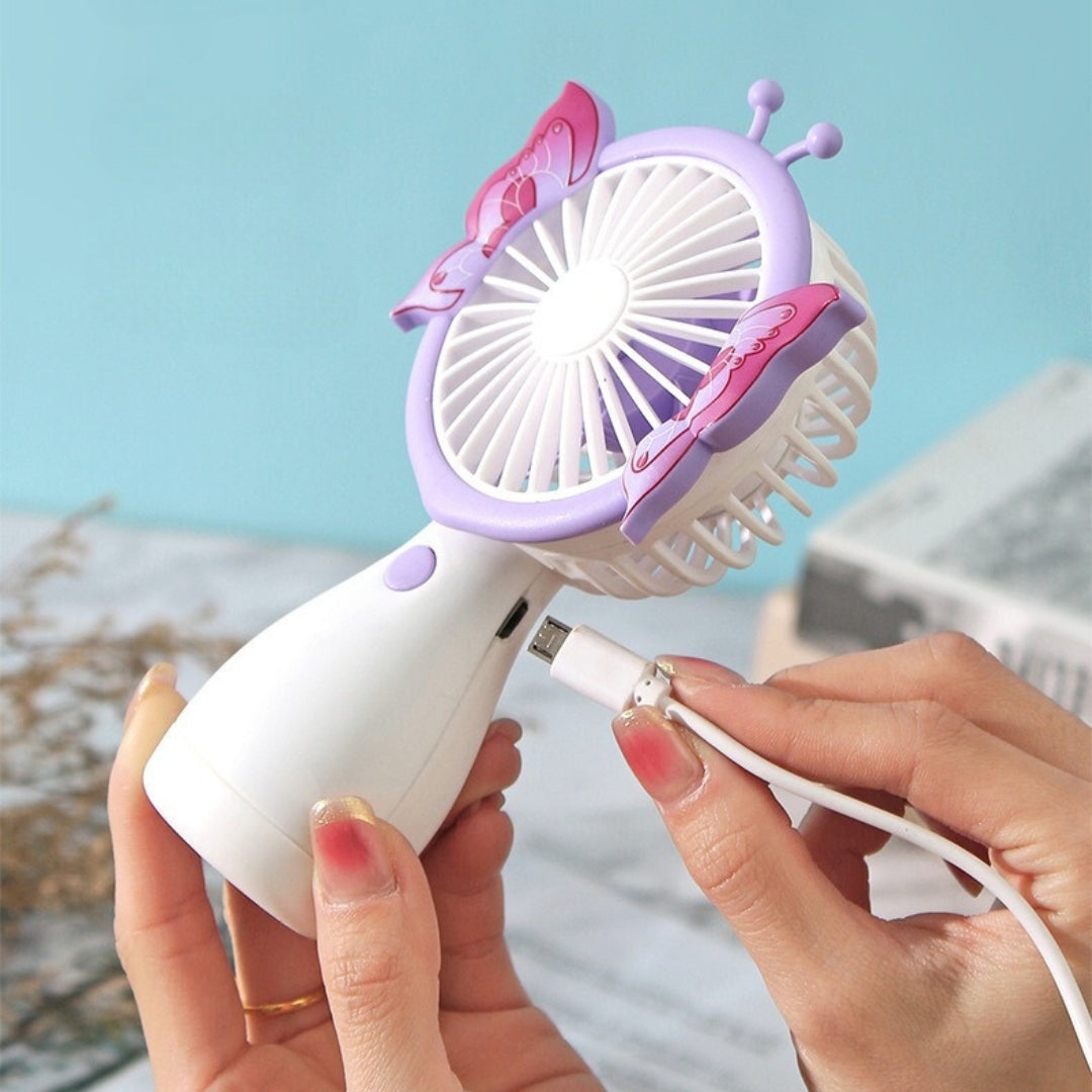 Buy Cute Butterfly Hand Fan Online from Tinyminymo