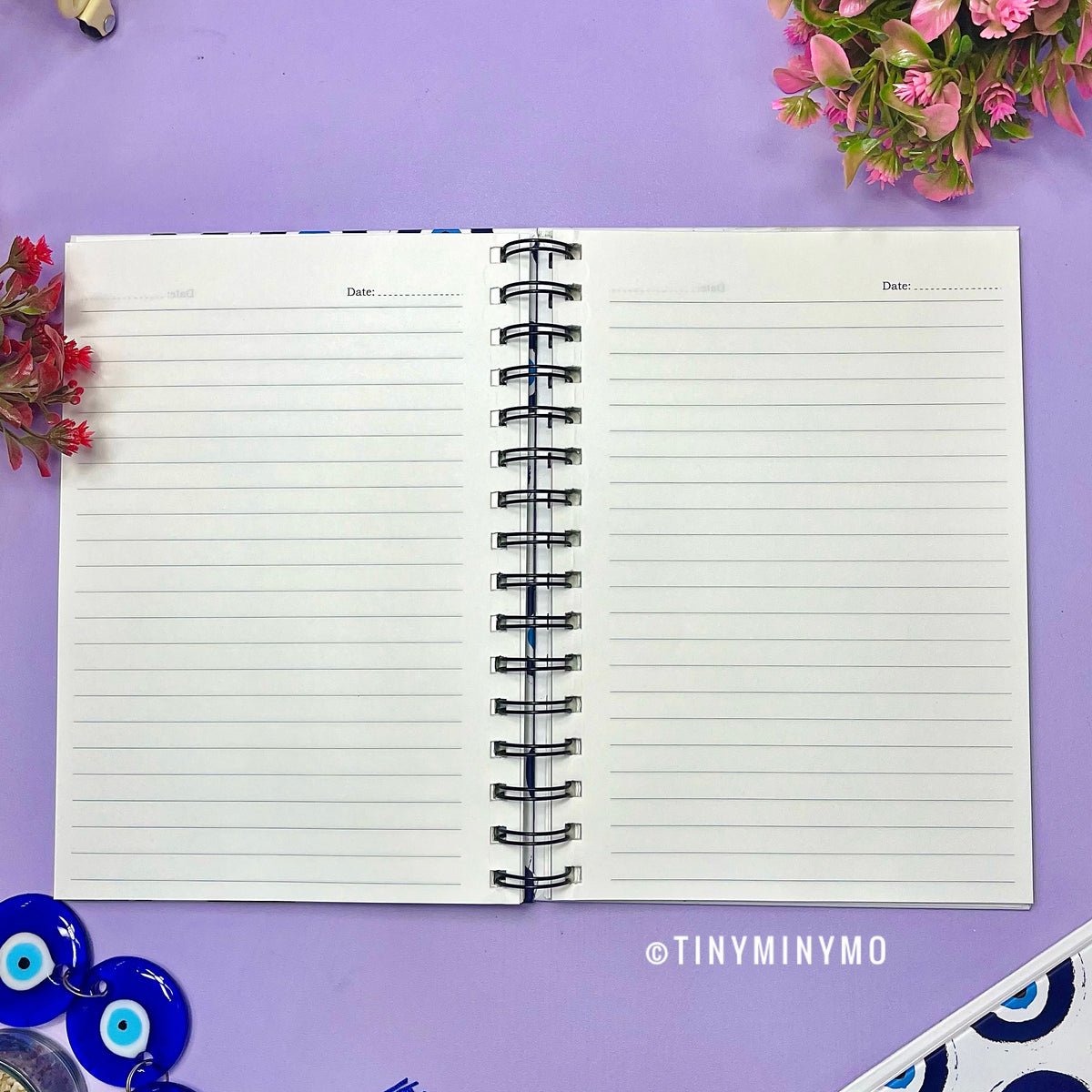 Evil Eye Spiral Notebook | Tinyminymo