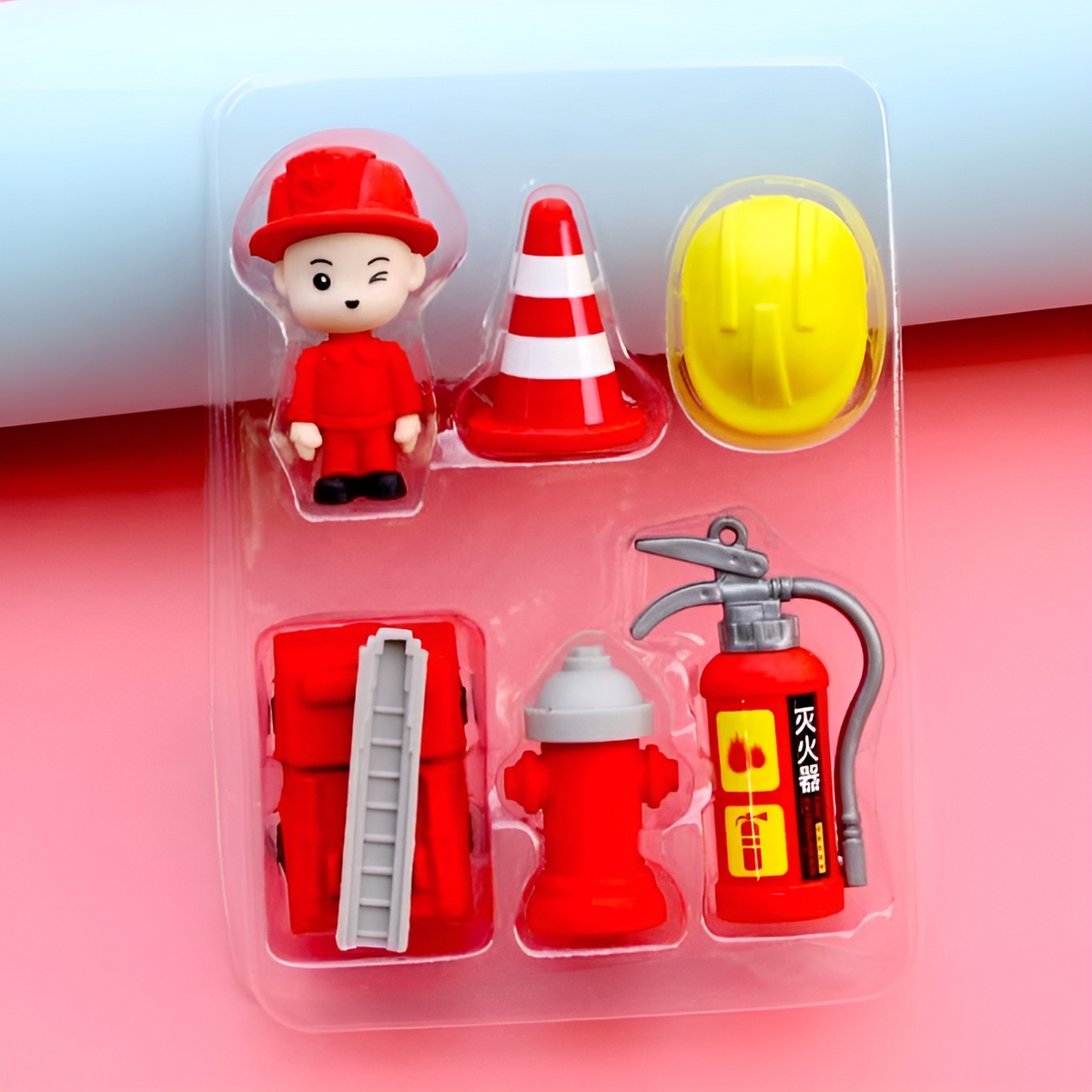 Fire Fighter Eraser Set online in India