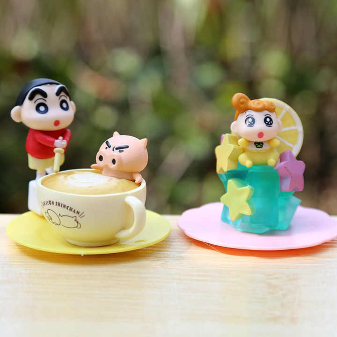 Foodie Shin-chan Action Figure Set - Cute & Fun Gift | Tinyminymo
