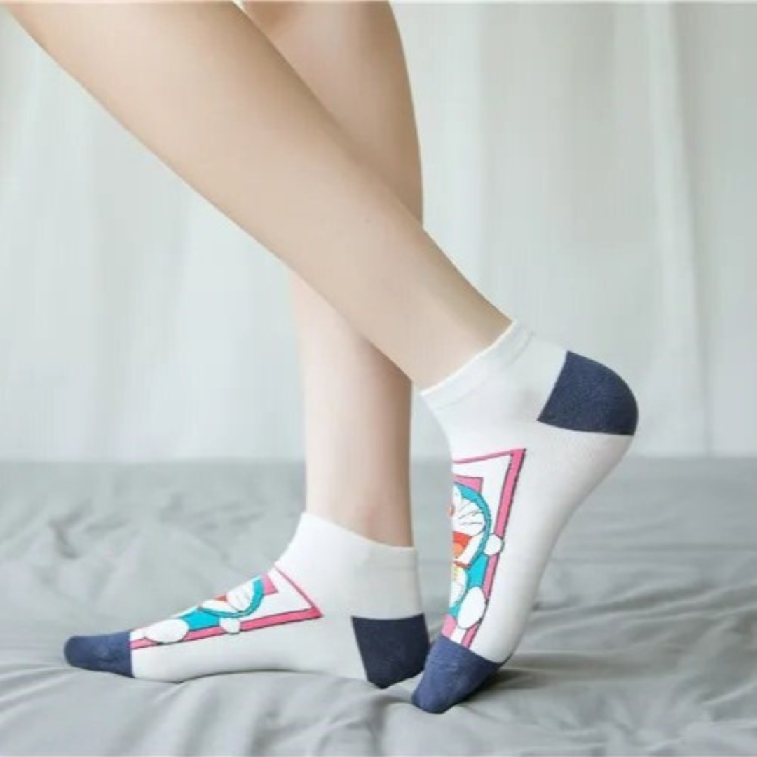 Buy Happy Doraemon Socks - Cute Socks Online In India