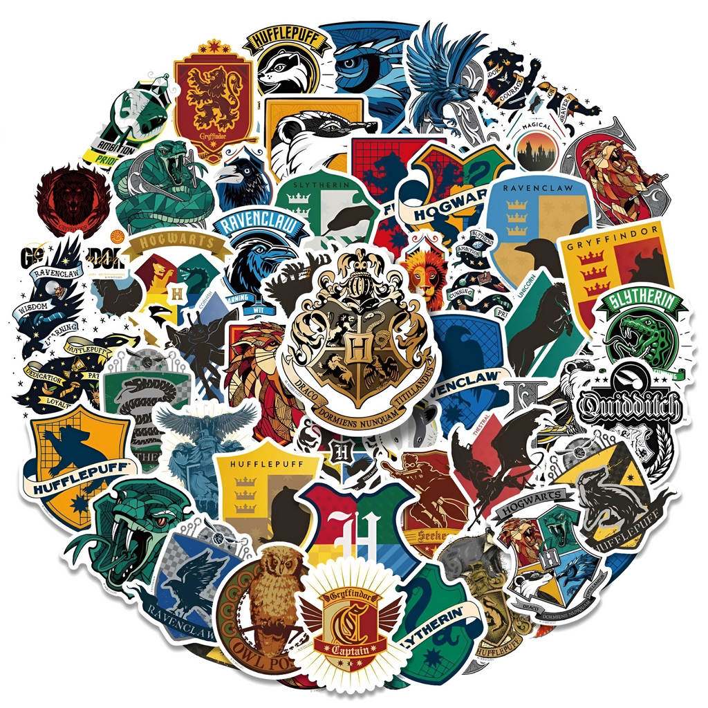 Hogwarts Stickers - Set of 50 Online In India – TinyMinyMo
