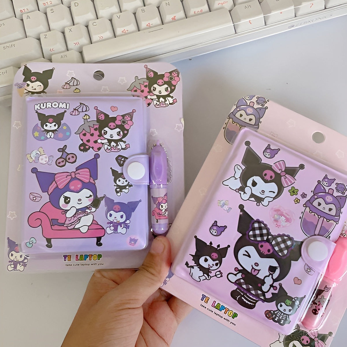 Cute Mini Diary with Pen - Kuromi Online in India