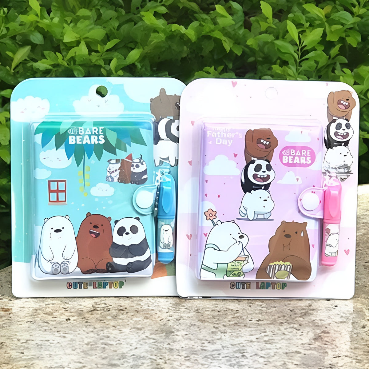 Buy Mini Diary with Pen - We Bare Bear Online in India