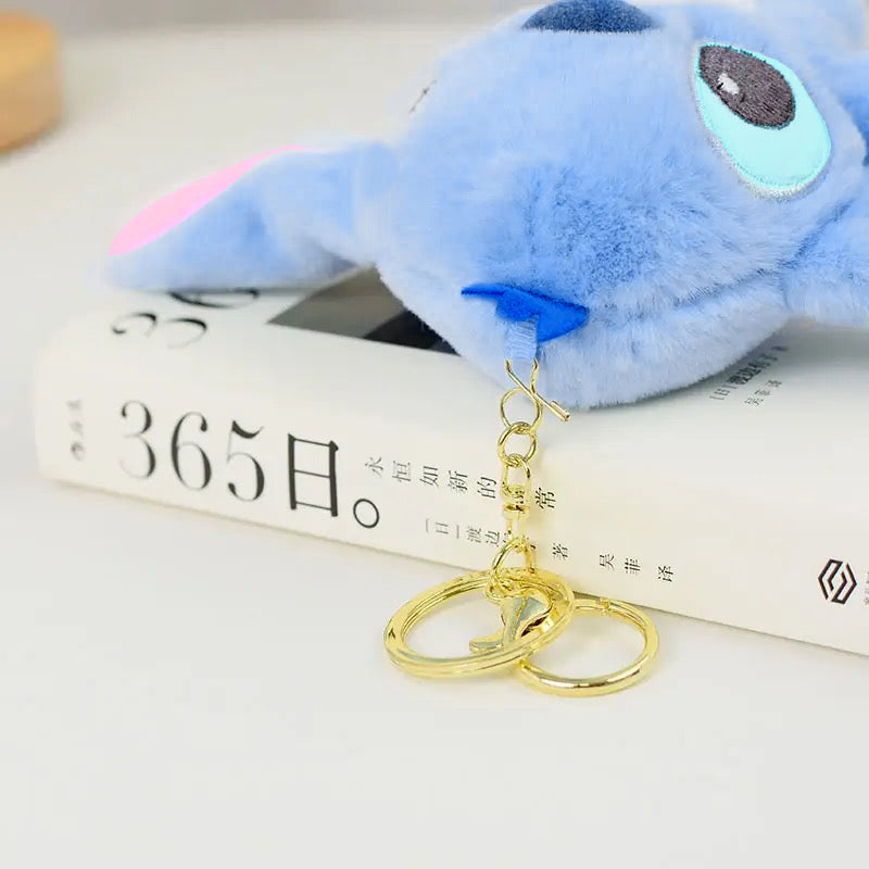 Cute Plush Stitch 3D Keychain Online