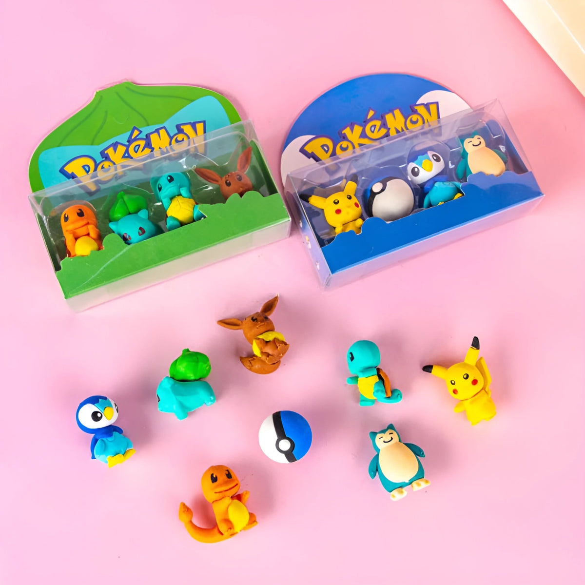 Get Pokemon Erasers - Set of 4 Online in India