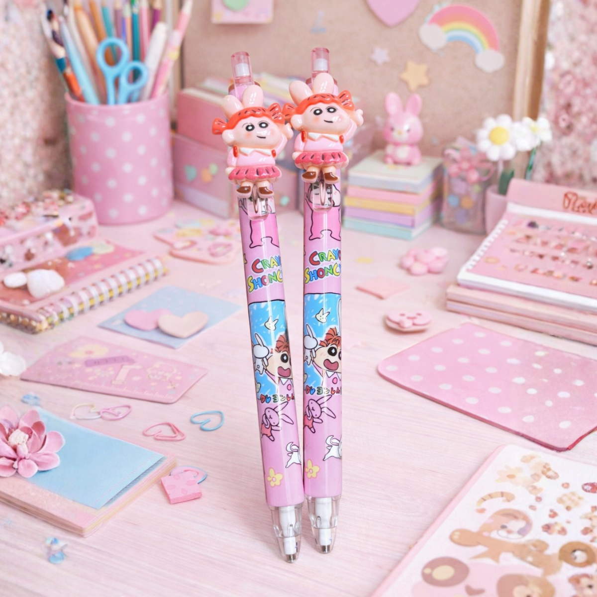 Shin-Chan Mechanical Pencil | Cute Cartoon Stationery for Kids ...