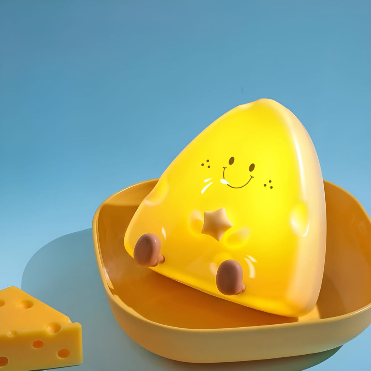 Smiling Cheese Shaped Night Light Online In India