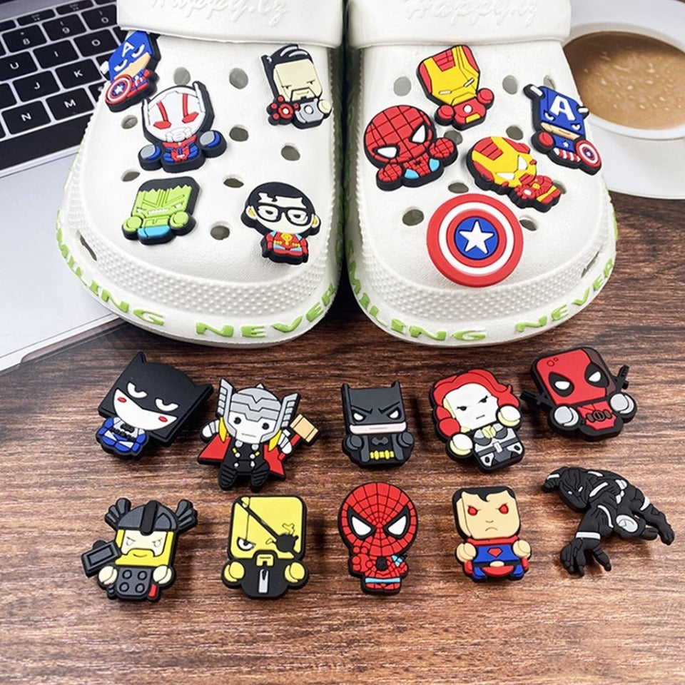 Superhero Crocs Decoration - Set of 2 Online In India