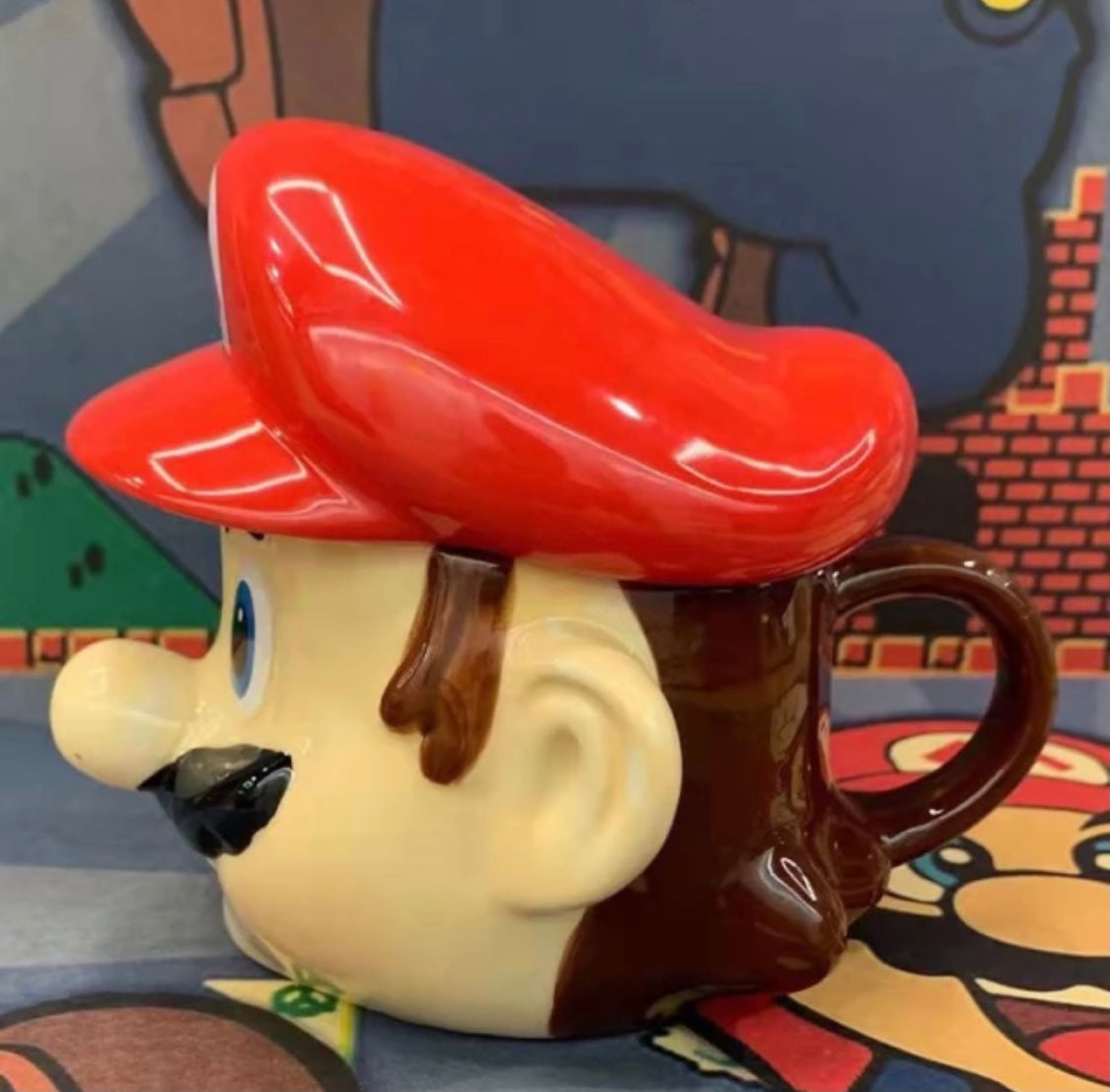 Unique 3D Mario Mug with Lid Online in India