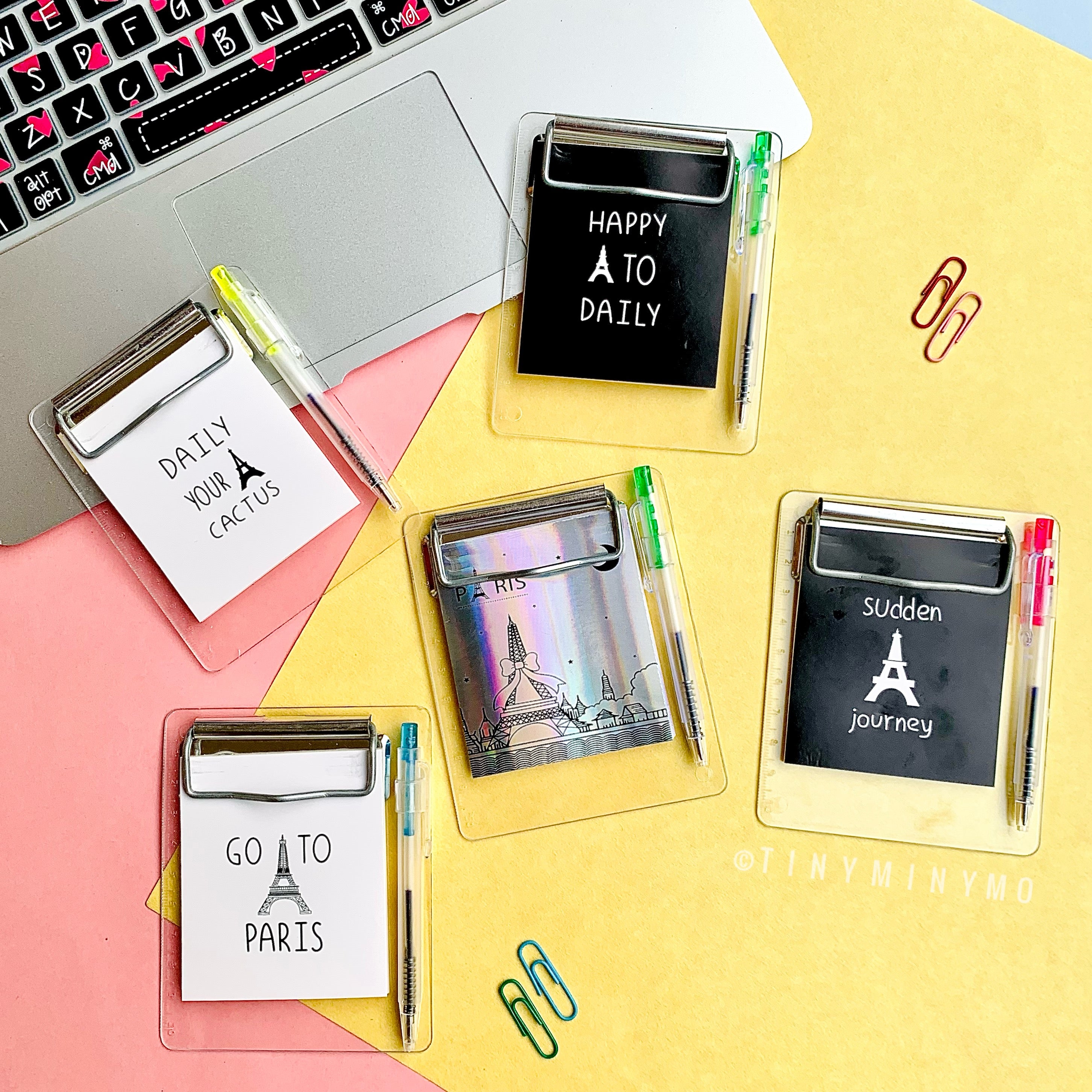 4 In 1 Cute Paris Notepad Online – TinyMinyMo