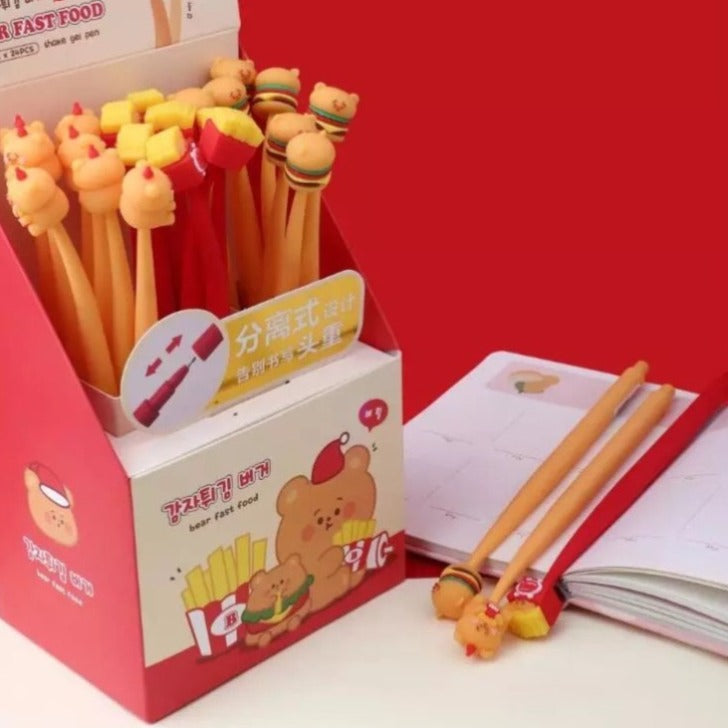 Buy Adorable Burger-Fries Gel Pen | Online from Tinyminymo