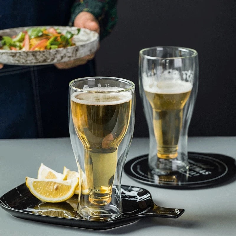 Beer Bottle Inverted Glass - Quirky Beer Mugs Online | Tinyminymo