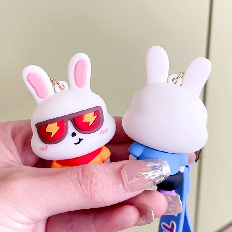 Cute Cool Bunny 3D Keychain Online – TinyMinyMo