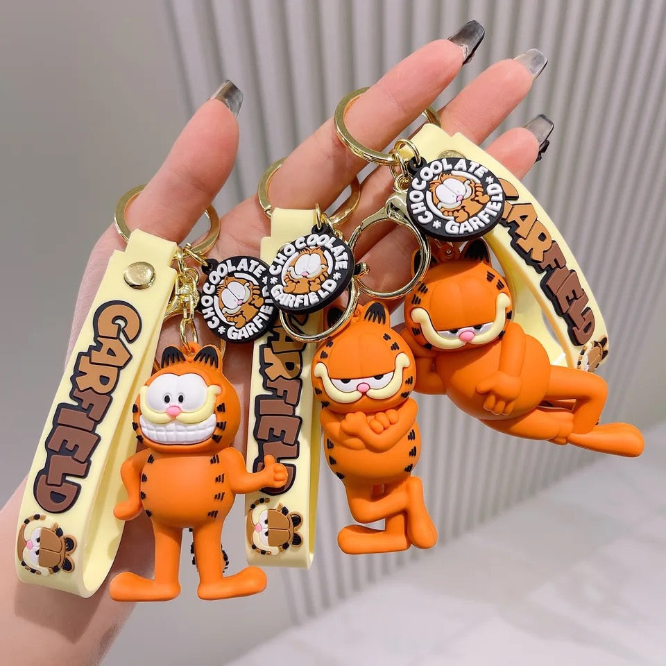 Cute Garfield 3D Keychain Online