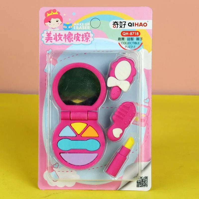Cute Erasers - Girls Fashion Eraser Set Online in India