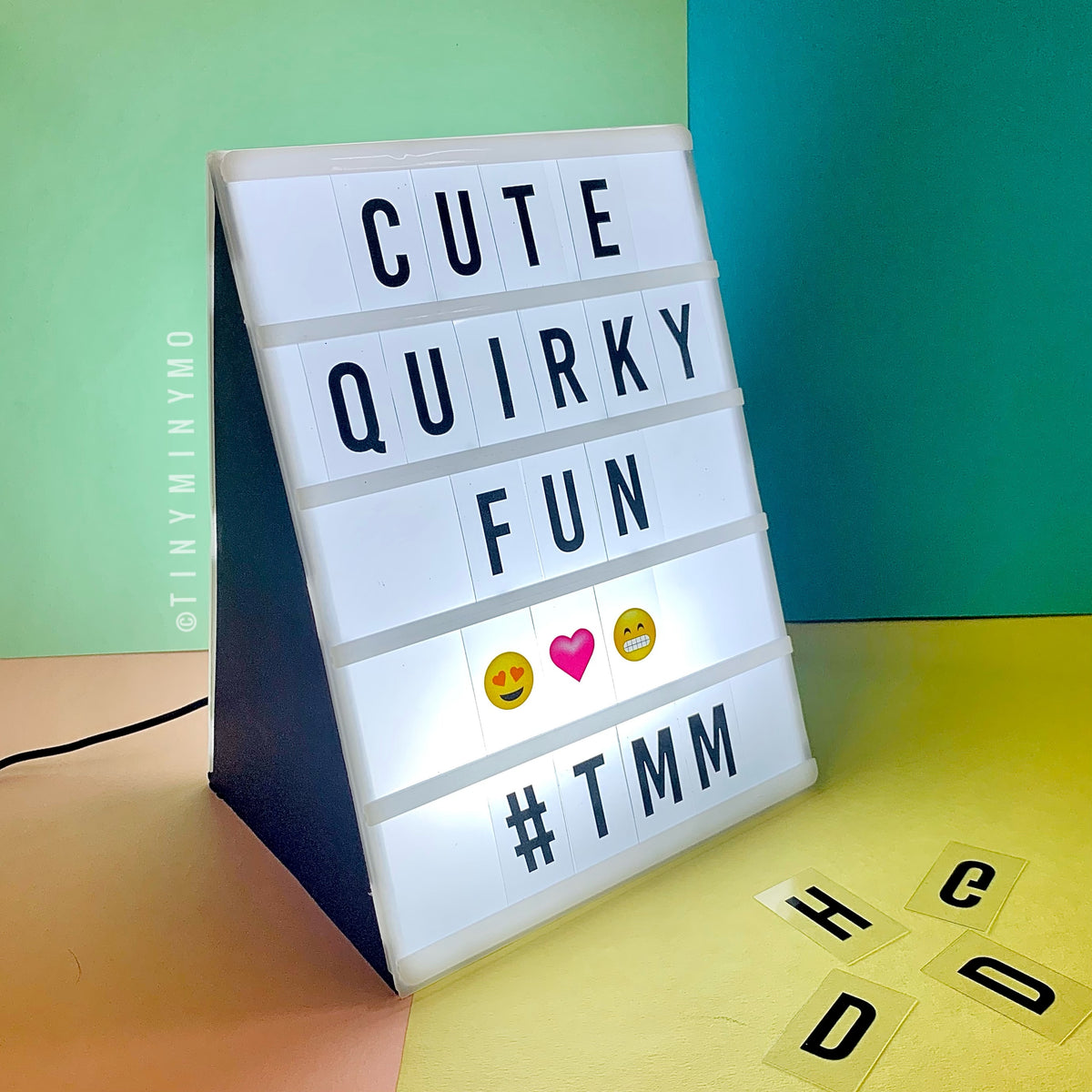 Standing Led Light Box With White Board - Light Box With Letters