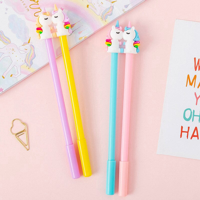 Unicorn Pen - Kissing Unicorn Dual Blue Gel Pen Online in India