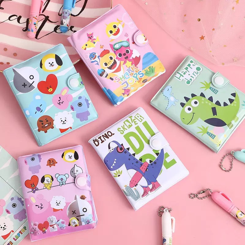 Cute Dinosaur Mini Diary With Pen Online in India