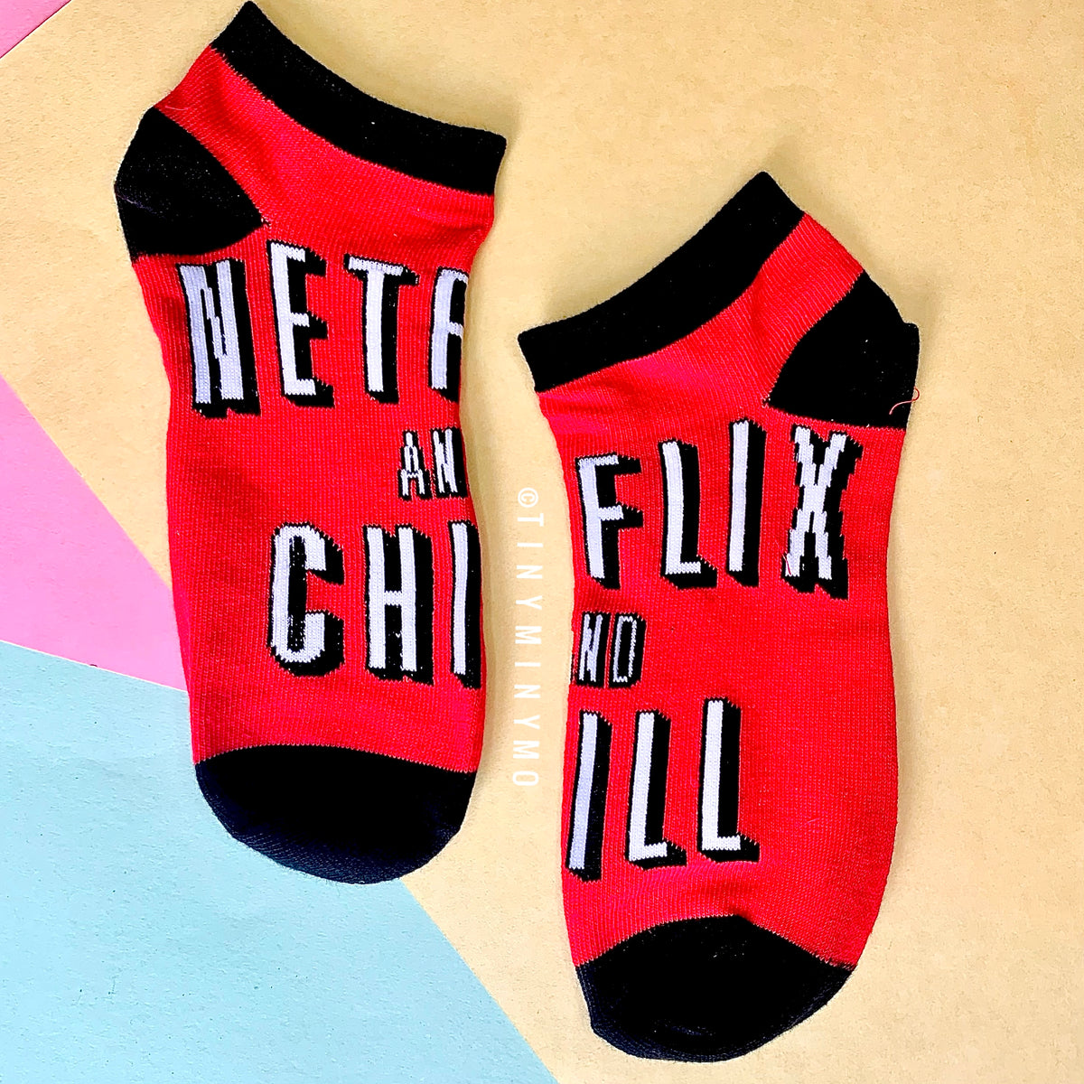 Buy Quirky Netflix & Chill Socks Online In India