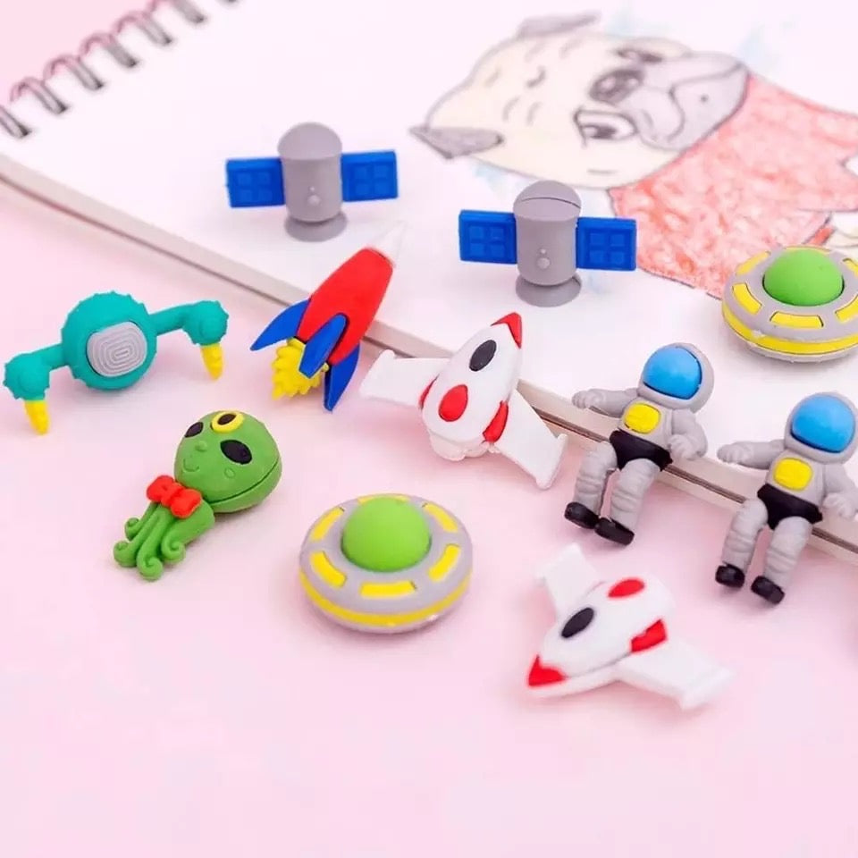 Space Erasers - Cute Space Eraser Set Online In India