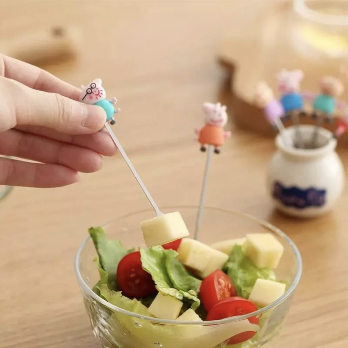 Peppa Pig Family Fork Set | TinyMinyMo