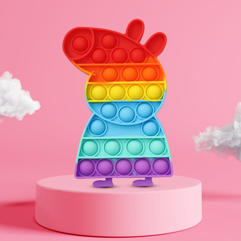 Cute Peppa Pig Pop It Fidget Toy Online in India