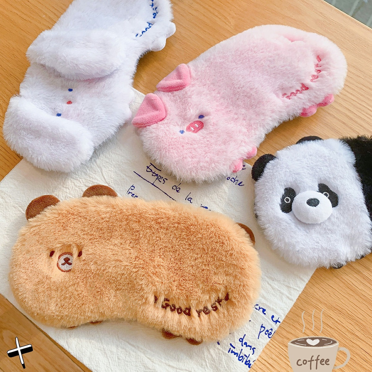 Plush Animal Eye Mask with Gel Pad Online in India