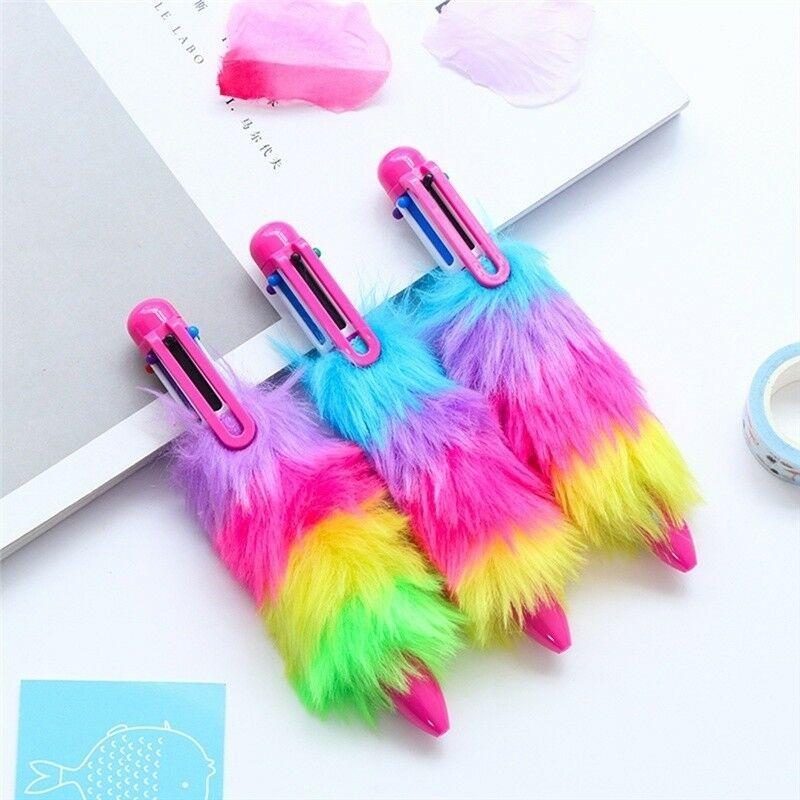 Rainbow coloured Fur Pens | Tiny Miny Mo