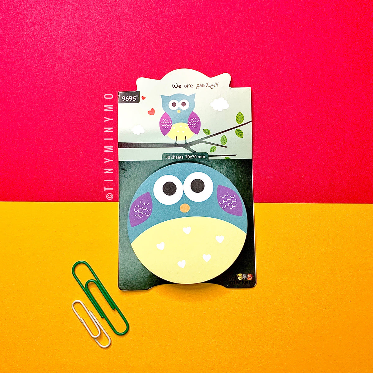 Owl Sticky Notes | TinyMinyMo