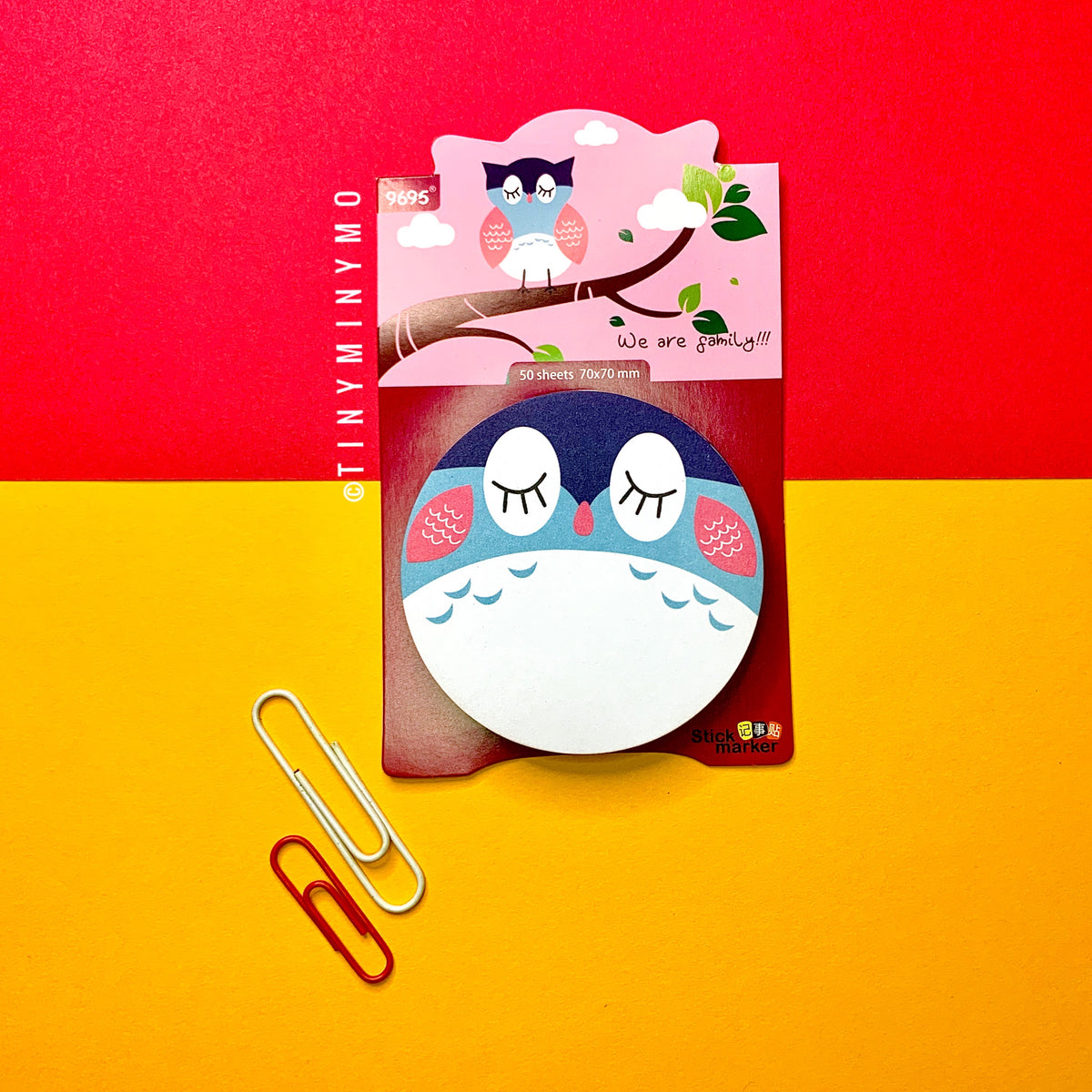 Owl Sticky Notes | TinyMinyMo