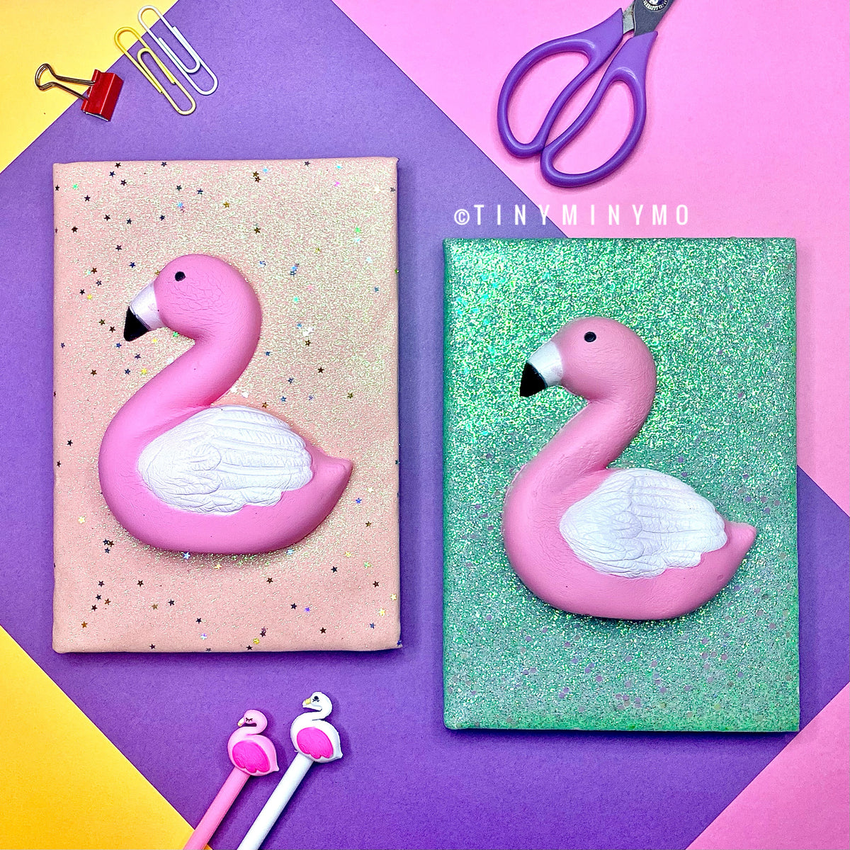 Buy Cute & Quirky Flamingo Squishy Diary Online In India