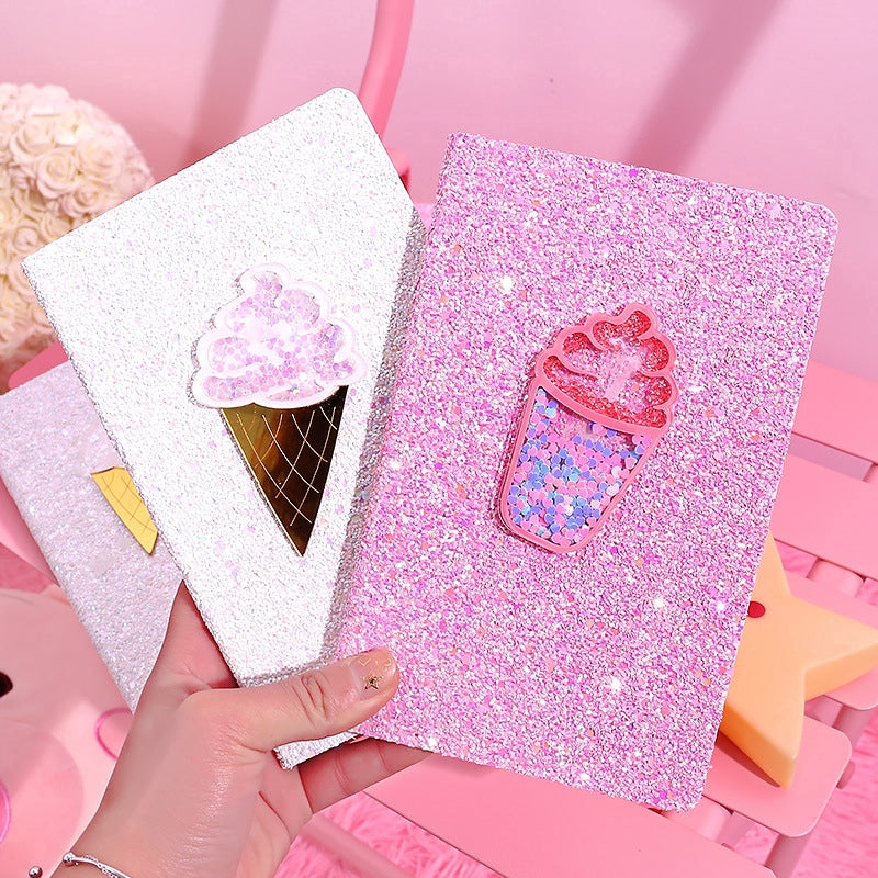 Buy Cute & Unique Candy Glitter Notebook Online In India