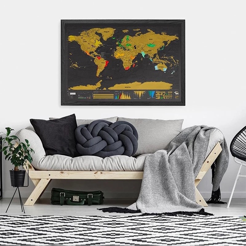 Scratch Travel World Map Online In India