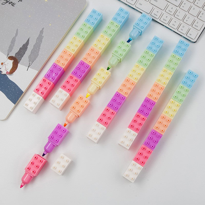 Buy Stackable Lego Highlighters - Set of 5 Online In India
