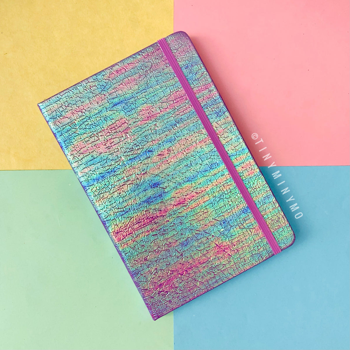 Holographic Diary - Textured A5 Notebook Online In India