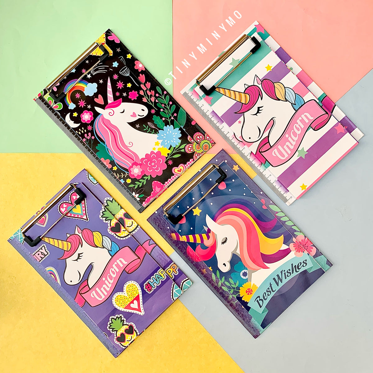 Buy Cute Unicorn Clipboard With Notepad Online In India